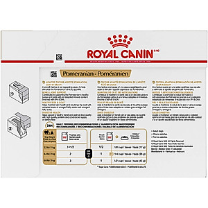 Royal Canin Breed Health Nutrition Pomeranian Adult Loaf in Gravy Pouch Dog Food, 3 oz. Pouch (Pack of 12)