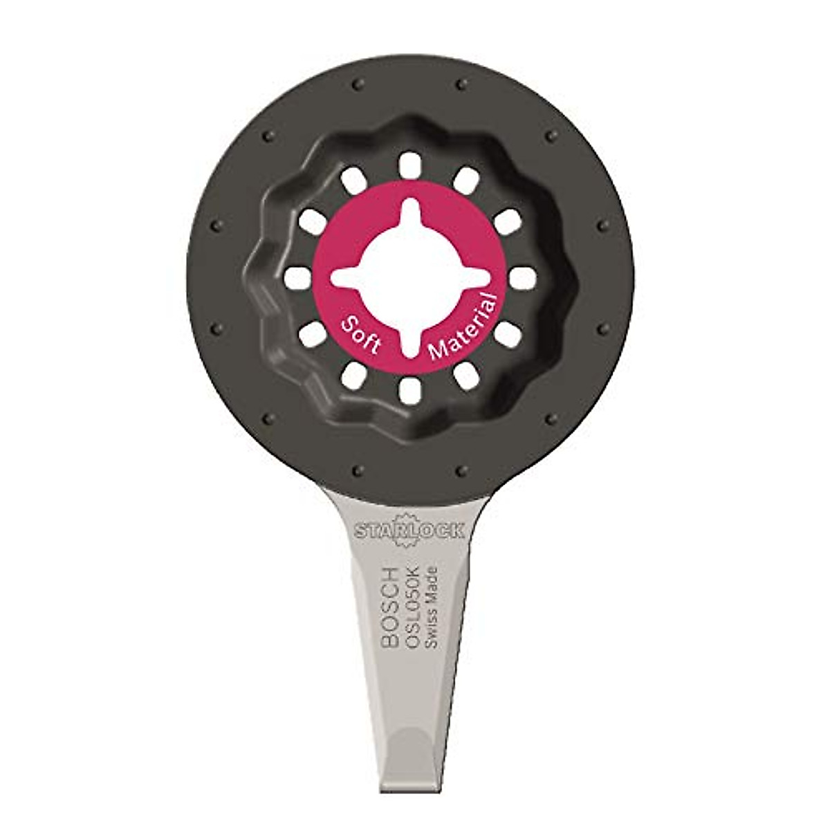 BOSCH OSL050K 1-Piece 1/2 In. Starlock Oscillating Multi Tool Soft Materials Bi-Metal Teak Sealant-Removal Knife for Removing Caulk and Sealants