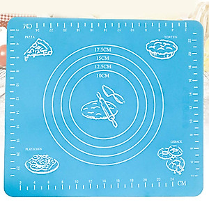 Mggsndi Silicone Baking Mat, Non-Stick Food Grade Silicone Pastry Mat Extra Large with Measurements for Baking -Dough Rolling Mat, Heat-Resistance Oven Liner,F ondant Mat, Pie Crust Mat Pink