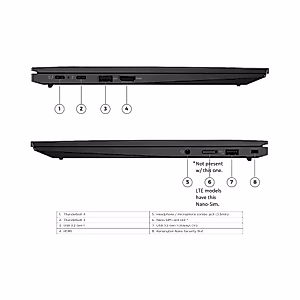 Lenovo Gen 11 ThinkPad X1 Carbon Laptop with Intel Core i7-1370P vPro Processor, 14" 2.8K OLED (2880 x 1800) Non-Touch Display, 64GB LPDDR5 RAM, 2TB Gen4 Performance SSD, Thunderbolt, and Win 11 Pro