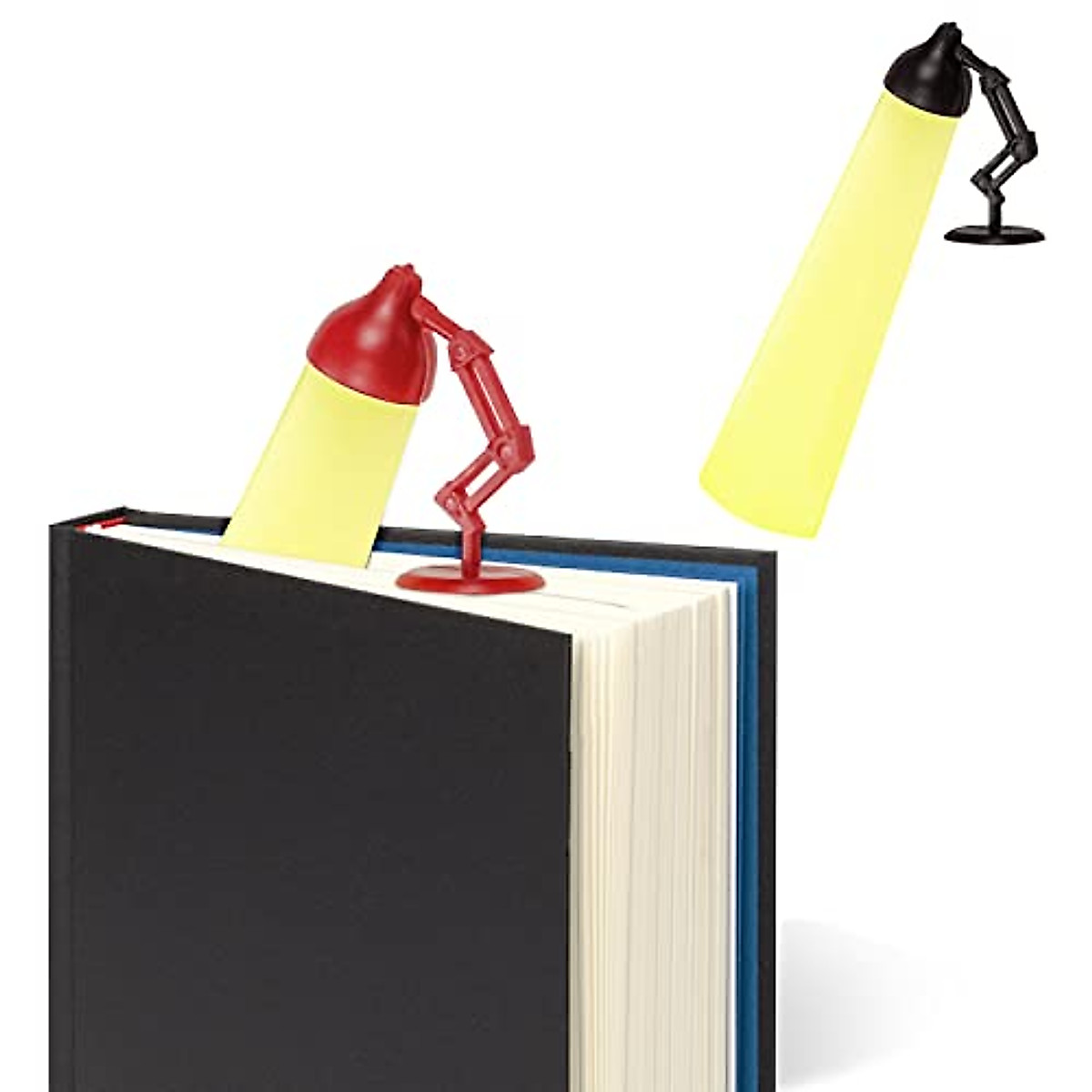 2 PCS of 3D Table Lamp Bookmarks, Cute Bookmarks, Novel Shapes, Interesting Creative Gifts, Fun Bookmarks Designed for Kids, Boys and Girls