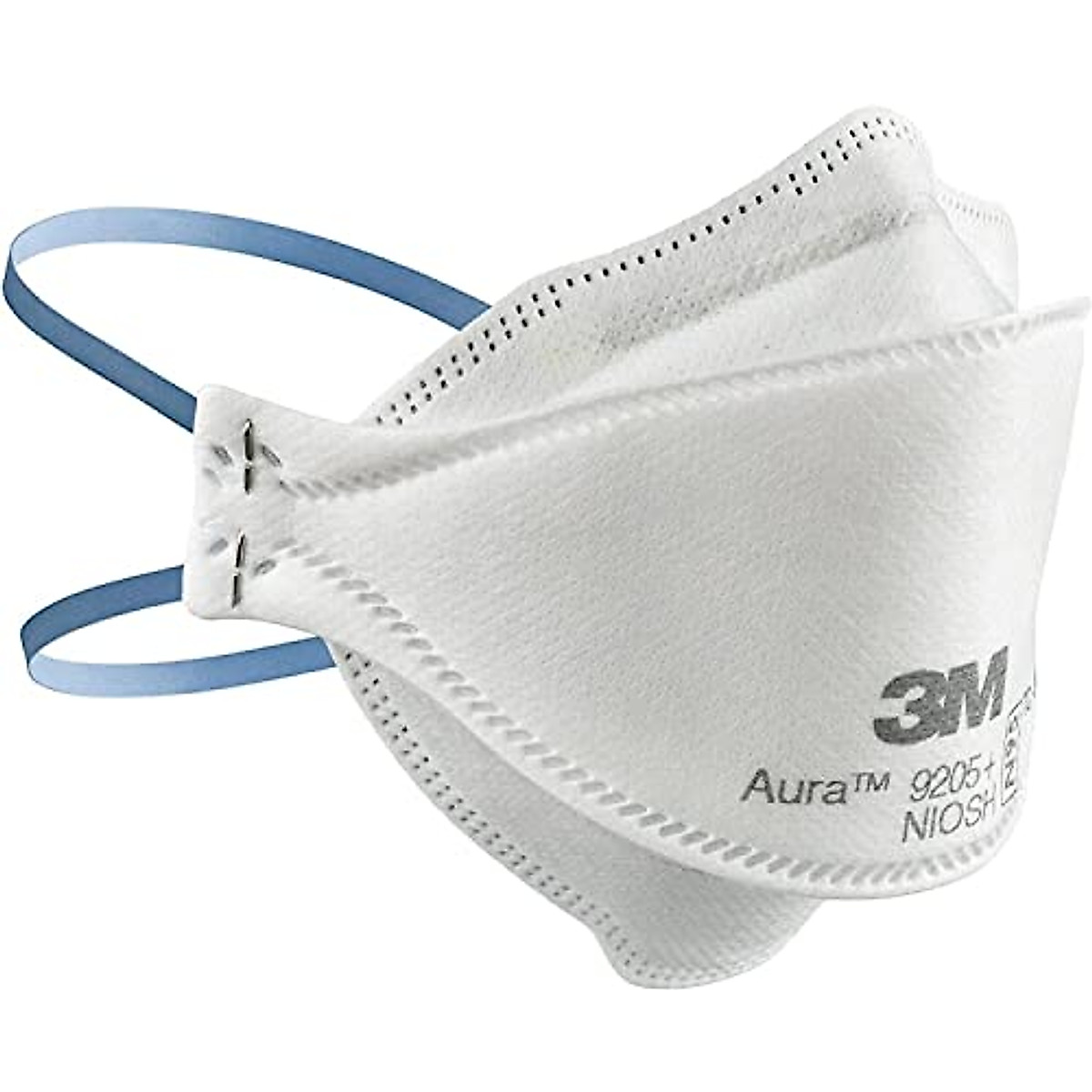 3M Aura Particulate Respirator 9205+ N95, Lightweight, 3 Panel Designed Helps Provide Comfortable and Convenient Respiratory Protection, 3-Pack