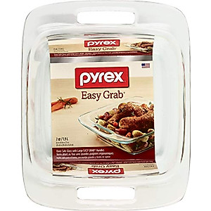 Pyrex Easy Grab 8" Glass Bakeware Dish