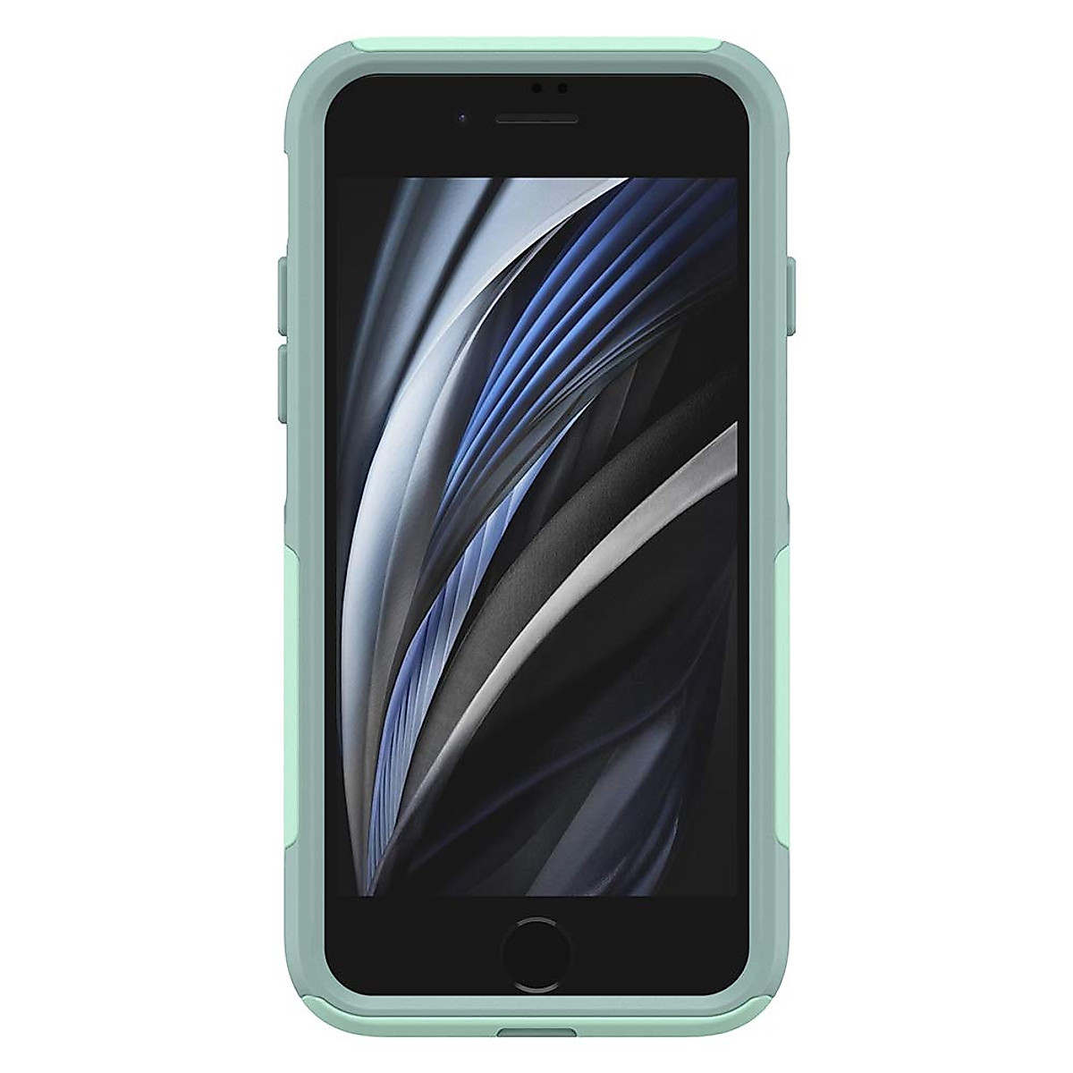 OtterBox iPhone SE 3rd & 2nd Gen, iPhone 8 & iPhone 7 (Not Compatible with Plus Sized Models) Commuter Series Case - OCEAN WAY (AQUA SAIL/AQUIFER), Slim & Tough, Pocket-Friendly, with Port Protection