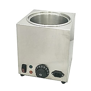 oiakus Commercial Hot Fudge Warmer, Nacho Cheese Sauce Warmer Pump Dispenser, Cheese Warmer Stainless Steel for Restaurants, Snack Stations, Cupcake Store