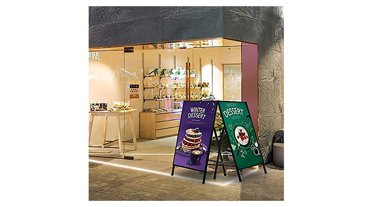 Heavy-Duty 24x36 A Frame Sign for Outdoor & Indoor Advertising