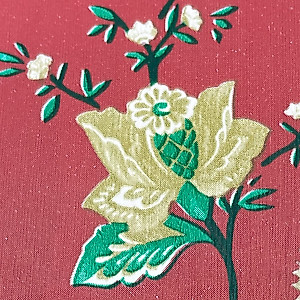 Yifely Boho Red Leaf Shelf Liner Removable Cabinet Drawer Covering Vinyl Paper Christmas Wall Decor 17.7 Inch by 9.8 Feet