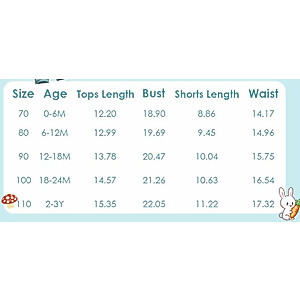 Yealise 2PCS Easter Children's Top and Shorts Set, Rabbit Print Short Sleeve T-Shirt Top+Shorts Set