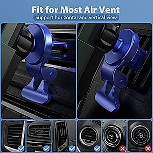 15W Metal Frame Wireless Car Charger Ennuts Auto-Clamping Qi Fast Charge Wireless Car Charger Mount Dashboard Air Vent Phone Holder Compatible for iPhone 13 Pro Max/12/12 Pro/11/XS/8, Samsung S21/20