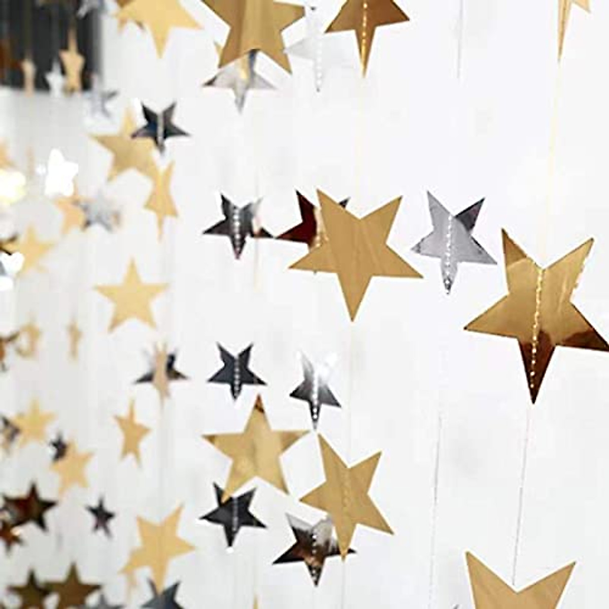 ZoZac Happy Anniversary Banner Party Hanging Paper Fans Decoration for Birthday Wedding Party