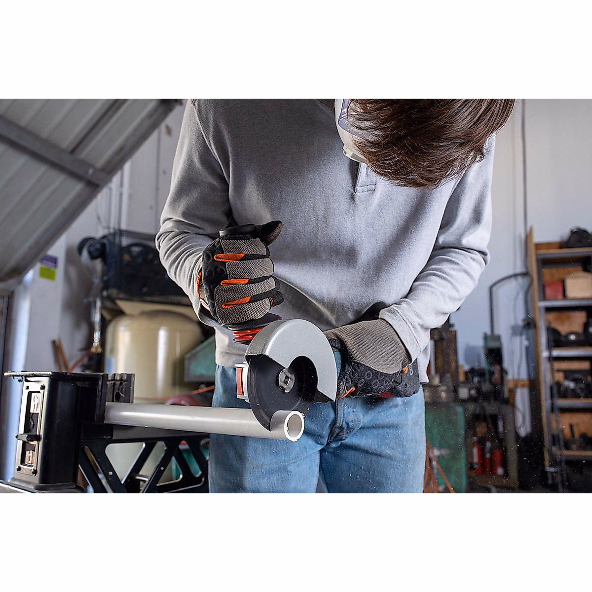 BOSCH CMWX500 5 In. X-LOCK Carbide Multi-Wheel Compatible with 7/8 In. Arbor for Applications in Cutting Wood, Wood with Nails, Plastic, Plaster