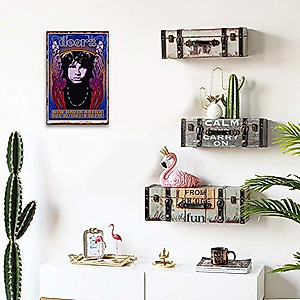 YOMIA Tin Signs for Rock Band Posters Vintage Wall Decor for Cafe Bar Pub Decor 8 X 12 inches