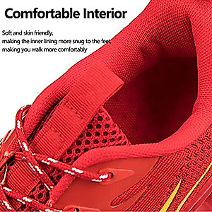 GISBON Softsfeel Men's Perfect Walking Shoes,Womens Blade Type Shoe,Non Slip Blade Type Casual Fashion Sneakers (Black,11)