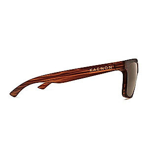 Kaenon Unisex Clarke Polarized Sunglasses, Hazelnut