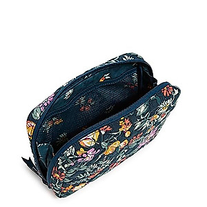Vera Bradley Women's Cotton Cord Organizer, Fresh-Cut Floral Green, One Size