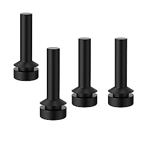 WB02X24790 Grate Rubber Feet Replacement for GE Gas Stove Top Rubber Grate Bumpers Stove Replacement Cooktop Grate Foot (4 Pack)