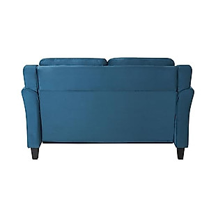 Lifestyle Solutions Harrington Loveseat, Blue