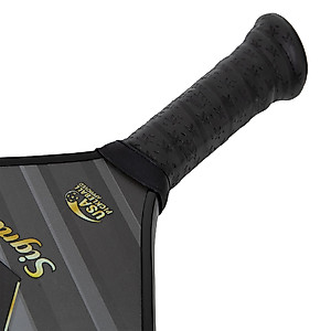 ProXR Pickleball Signature Pickleball Paddle, 16mm Poly Honeycomb Thick Core, 3K Carbon Fiber/Graphite Weave with Grit Finish for Control and Spin, Mid-Weight, Performance-Tac Cushion Grip
