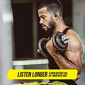 Jam True Wireless Athlete Sweat Resistant Wireless Earbuds, White