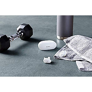 Sony WF-SP800N True Wireless Noise-Cancelling In-Ear Headphones - White (Renewed)