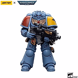 JOYTOY Warhammer 40,000 Action Figure, Space Wolves Intercessors, 4.2inch 1/18 Warhammer 40K Collection Model for Unisex, Adult, Christmas, Birthday Gifts, Ages 15 and Up