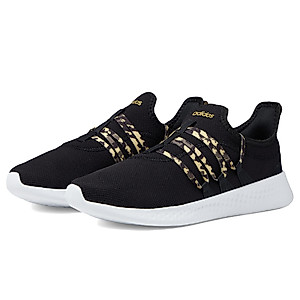 adidas Women's Puremotion Adapt 2.0 Running Shoe, Core Black/Core Black/Gold Metallic, 8.5
