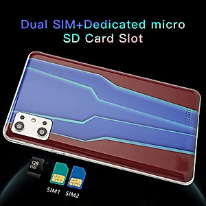 LBEC Tablet PC, US Plug 100240V 4GB 32GB 7in Tablet 2.4G 5G Dual Band WiFi for Studying (Blue)