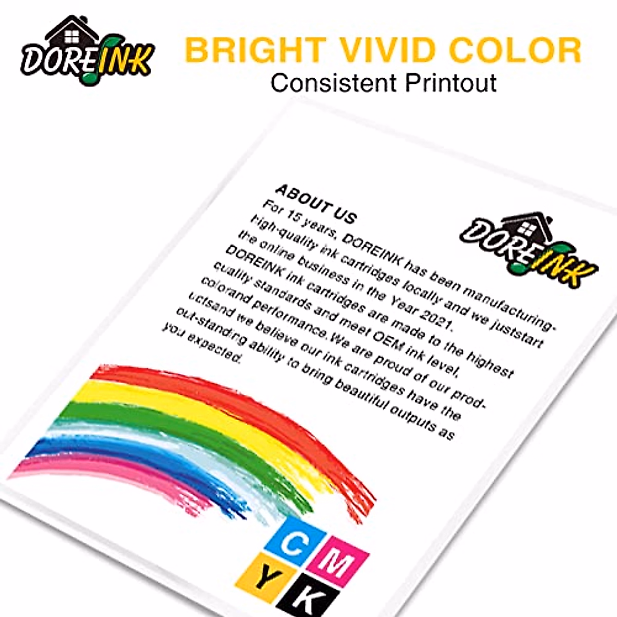 DOREINK Compatible 251 251XL 251 XL CLI-251XL CLI 251 Yellow Ink Cartridges for Canon PIXMA MX922 MG7520 MG5520 MG6620 IP8720 MG5420 MG6320 Printer (5 Yellow, 5 Pack)