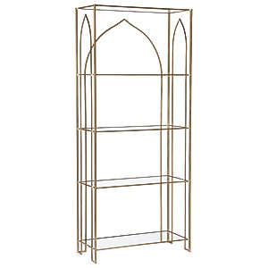 Emissary Gold MORAC Etagere, 84" H