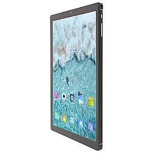 Honio Tablet PC, Dual Card Dual Standby 2560x1600 Resolution 2.4G 5G WiFi 100-240V 4GB RAM 64GB ROM 10.1 Inch Tablet 12 (US Plug)