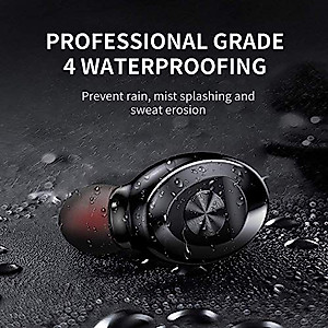 Wireless Earbuds, Mini Bluetooth 5.0 Earphones with Charging Case,IPX5 Waterproof, in-Ear Built-in Mic Headset Deep Bass Stereo for Sport Running 28