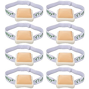 8 Pack Injection Pad-Plastic Intramuscular, Injection Training Pad for Nurse, Medical Students Training Practice Pad
