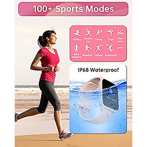 Smart Watches for Men Women (Answer/Make Call), Alexa Built in, 1.8" Full Touch Screen Fitness Tracker with Heart Rate SpO2 Sleep Monitor IP68 Waterproof Smart Watch for iPhone Android Phones