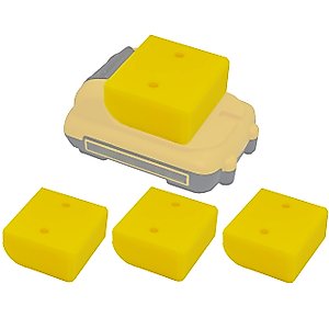 Barnyard Intel Battery Holder and Cover for Dewalt 12V Max (4-Pack Yellow)