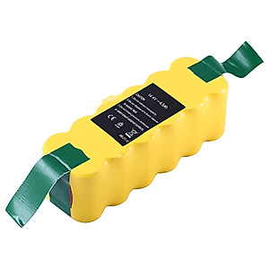 4.5Ah 14.4V Ni-Mh Replacement Battery Compatible with iRobot Roomba R3 500/600/700/800/900 Series 500 510 531 535 540 550 552 560 570 580 595 620 650 660 700 760 770 780 790 800 870 900(Yellow)