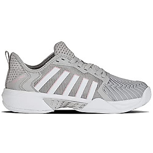 K-Swiss Women's Pickleball Supreme Shoe, Vapor Blue/White/Coral Blush, 8.5 M