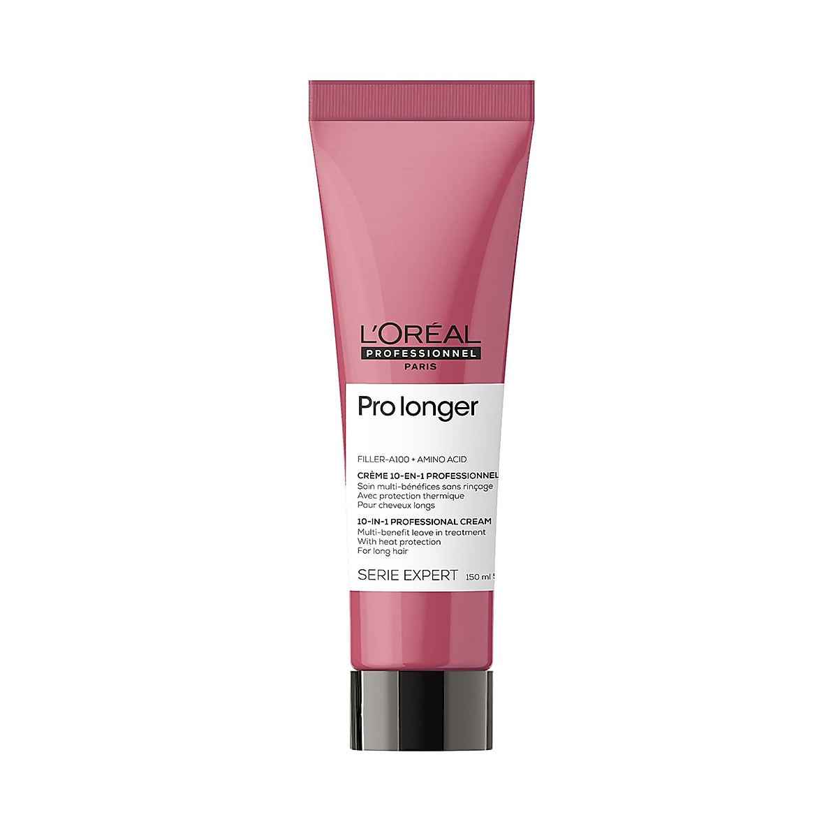 L'Oreal Professionnel Pro Longer Heat Protectant Cream - For Thinned Hair, Fills and Visibly Reduces Appearance of Split Ends, Provides Thicker Hair and Shine