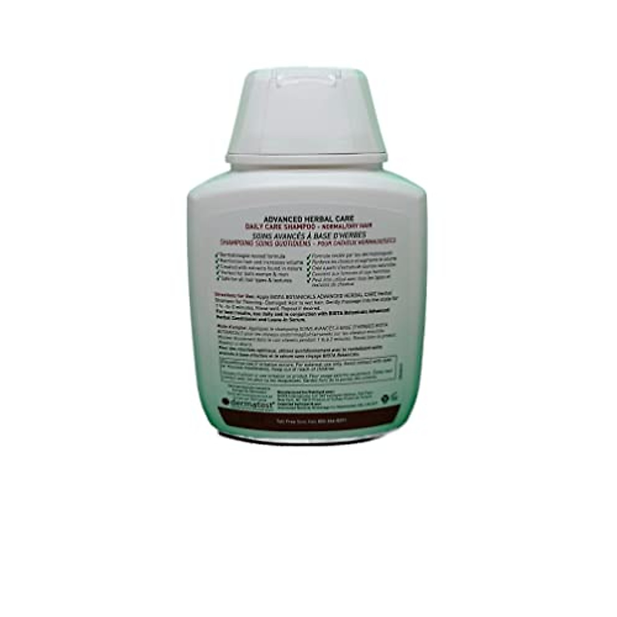 B'IOTA Botanicals Herbal Care Experts Daily Care Shampoo For Normal/Dry Thinning Hair, 10.1 OZ