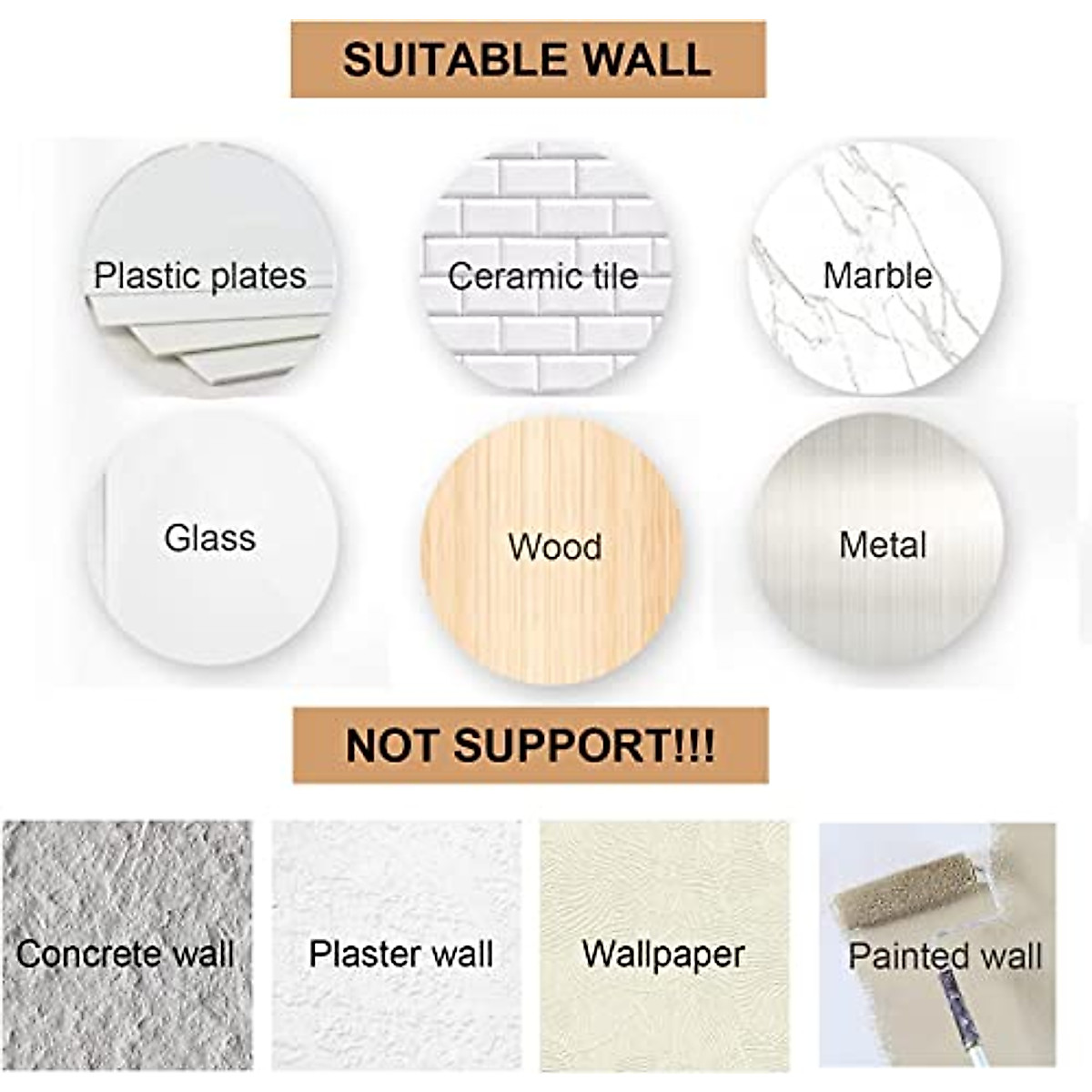 Adhesive Hooks - 5 Pack Heavy Duty Wall Hooks Waterproof Stainless Steel Hooks for Hat Towel Robe Hooks Rack Wall Mount - Bathroom Kitchen Home Hotel Office Cabinet and Bedroom CHROM03