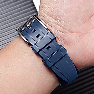 BINLUN Quick Release Silicone Watch Bands Replacement Rubber Watch Straps 18mm 19mm 20mm 21mm 22mm 24mm Smartwatches Bands for Men and Women Waterproof Sport Watchbands with 11 Colors