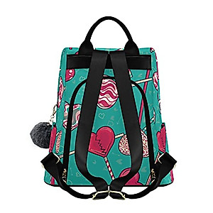 J JOYSAY Candy Valentines Day Backpack Purse for Women Anti-Theft Travel Backpack Fashion Backpack Handbags Travel Laptop Backpack for Women Girls Teen