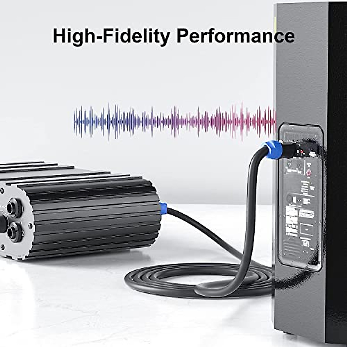 EBXYA 3 Feet Speakon Speaker Cable 12 Gauge(AWG) - Premium Speakon to Speakon Audio Cable Cord with NL4FX (NL4FC) Connector - 4 Conductor