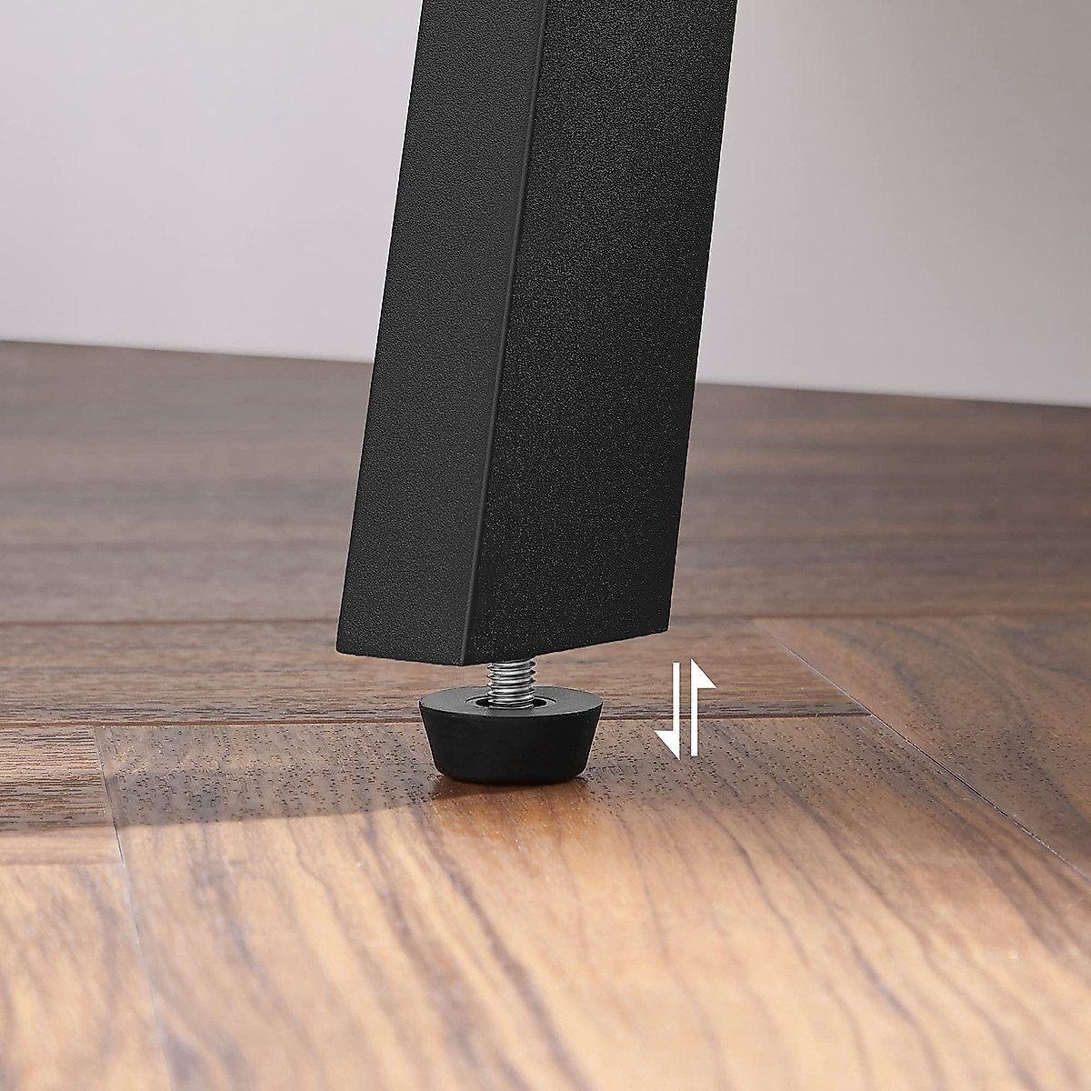 VASAGLE Side Table, End Table, Nightstand with Storage Compartment, Industrial Accent Furniture for Bedroom, Rustic Brown and Black ULET54X