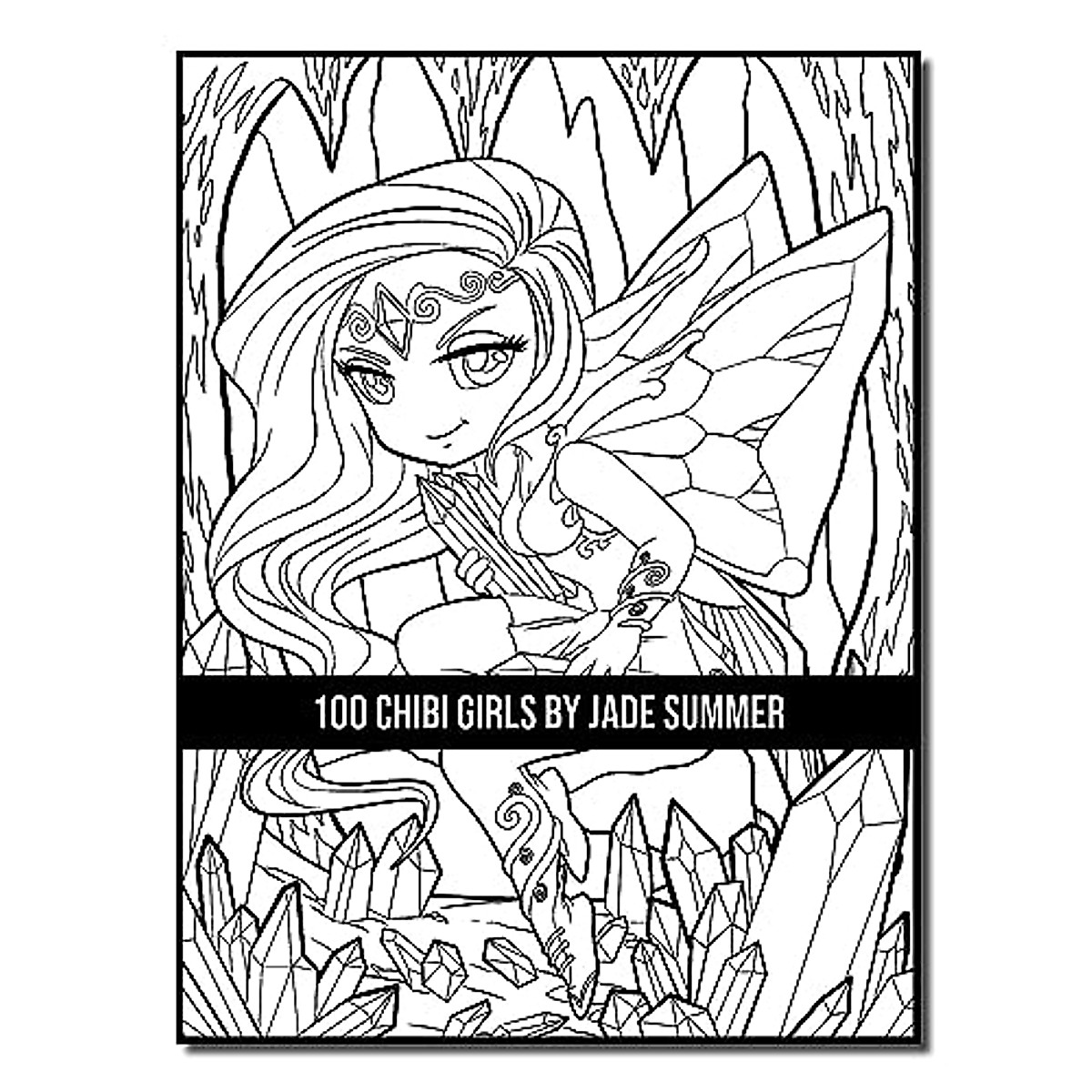 100 Chibi Girls: An Adult Coloring Book Collection with Cute Girls, Fantasy, Horror, Christmas, and More!
