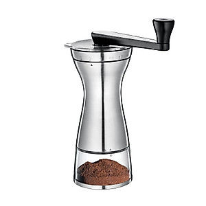 Zassenhaus Manaos Manual Coffee Grinder - Stainless Steel Mill - 2.5 Ounce, 9.5-Inch Hand Bean Grinder for Fresh Coffee