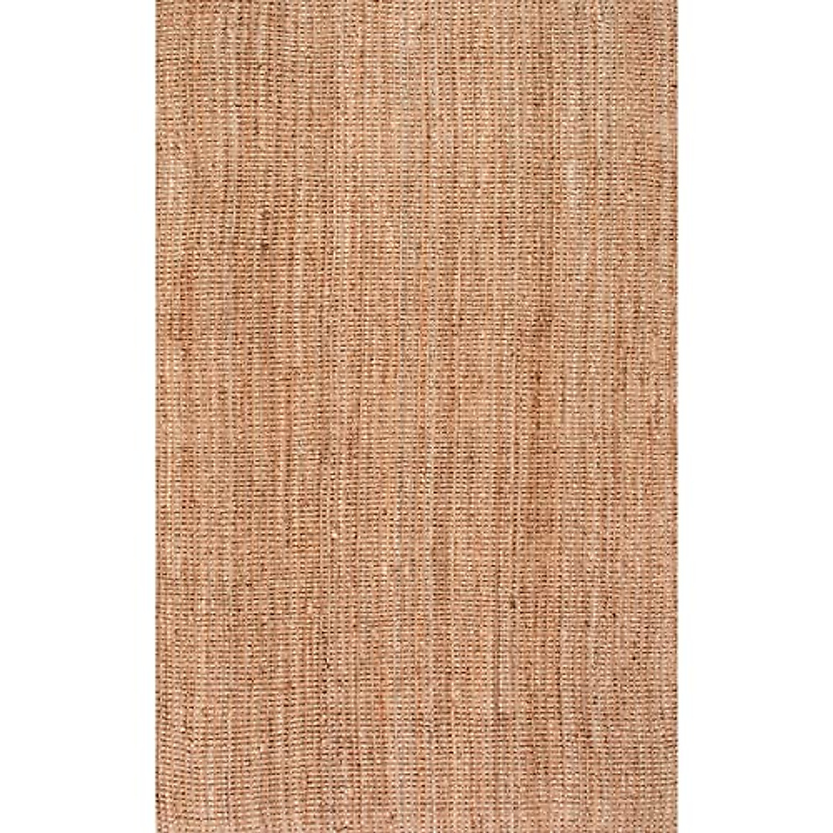 NuLOOM Ashli Solid Farmhouse Jute Area Rug, 7' 6" x 9' 6", Natural