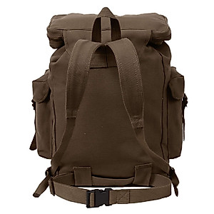 Rothco Canvas European Rucksack, Earth Brown