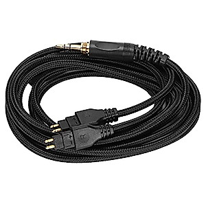 Headphone Audio Cable, Oxygen Free Copper Upgrade Stereo Audio Cable Replacement for Sennheiser HD650 HD600 HD660s HD580