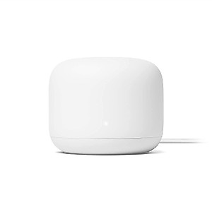 Google Nest WiFi Router 3 Pack Sand (One Router & Two Extenders) 2nd Generation 4x4 AC2200 Mesh Wi-Fi Routers with 6600 Sq Ft Coverage (Renewed)