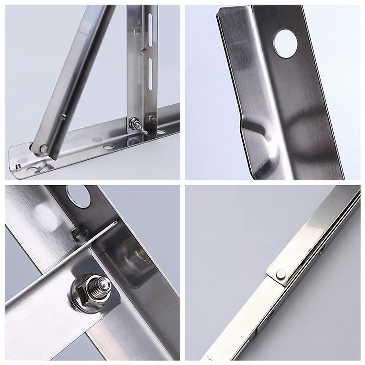 Mounting Bracket for 9000-24000BTU Condenser Ductless Mini Split Air Conditioner Heat Pump Systems, Support Condenser up to 360 lbs, Rust Free Stainless Steel,(Type1)